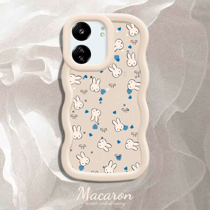 BILI for Redmi 13C Xiaomi Poco C65 Back Cover Full Screen Miffy Rabbit ...