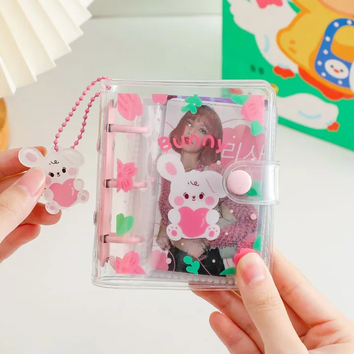 School Supplies Kawaii 3 Hole Journal Hand Book Mini Binder Ring ...