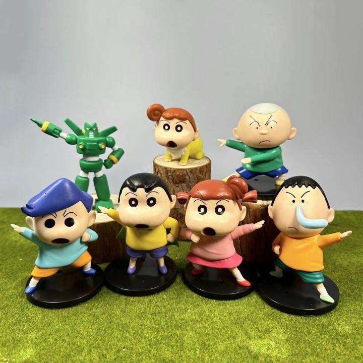 New Crayon Shin-chan 7-piece set Condam Shin-chan Xiao Kui Nini ...
