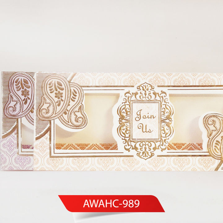 Color Invitation Wedding Shadi Card | Daraz.pk