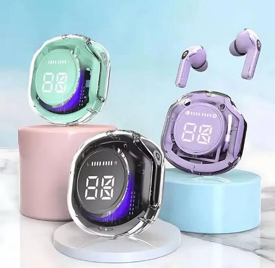 Air 39 Wireless Earbuds Transparent Air Pods With Cover | LED Display ...