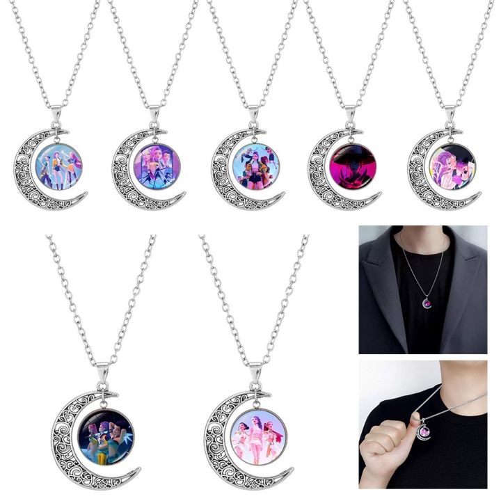 New Neck Chains Kpop Demon Hunte Necklace Huntrix Saja Boys Rumi Zoey K ...