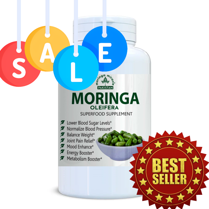 Pakistan No.1 Moringa Capsules | Pure Herbal Moringa Powder & Leaves ...