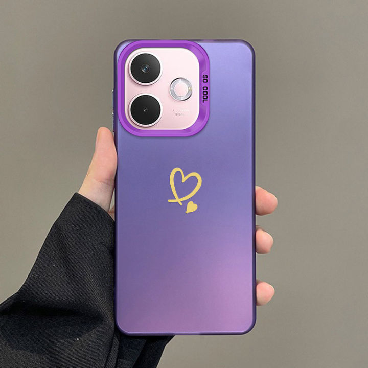 OPPO A5 Pro A5Pro 5G Artistic Love Heart Hard Case Cute Simple Shape ...