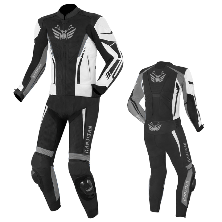 Leather Motor Bike Racing Suit Road safety Motorbike Suit Motorcycle ...
