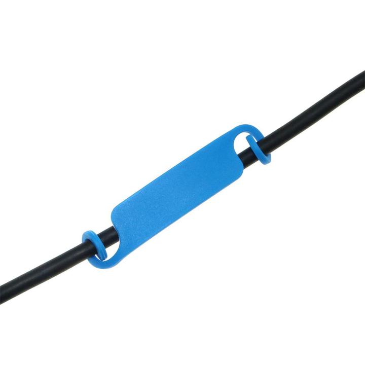 Writable Cable Tags-20 x cable labels(5 for each color)-As Shown | Daraz.pk