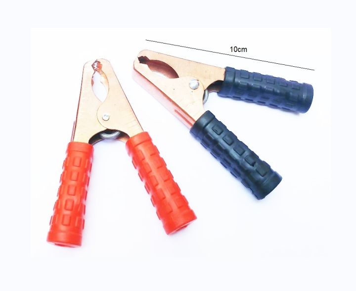 2pcs Battery clips Alligator Clips Terminal Test Electrical Battery ...
