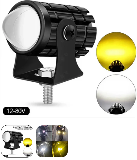 1 Piece Motorcycle Spotlight 12V 30W Adjustment Laser External ...