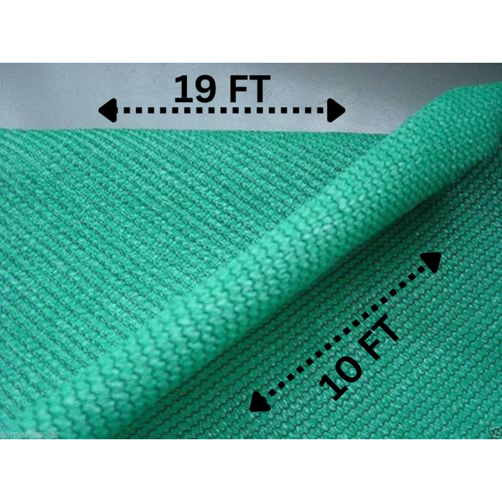 Green Shade Net (Tarpal) 19FT X 10FT Use For All Sun Protecting Purpose ...