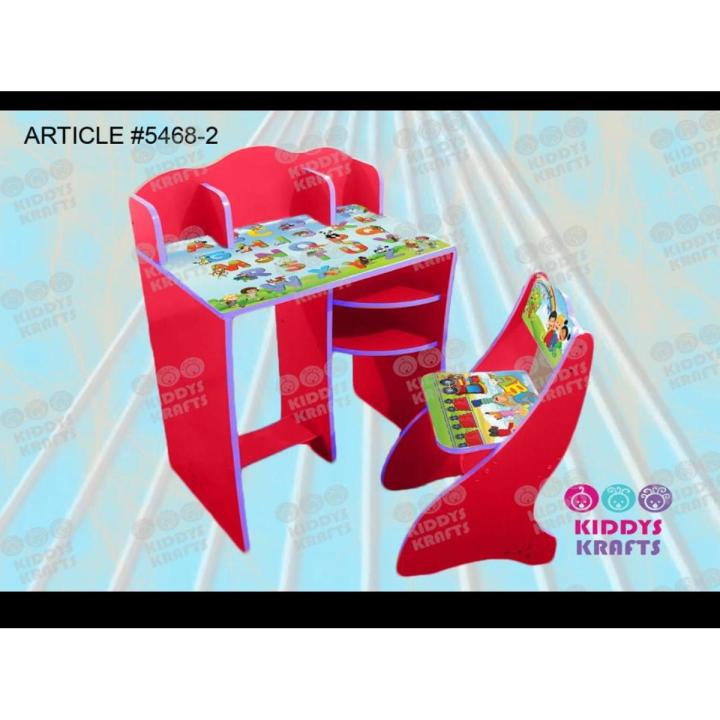 Kids Study Table and Chair, Wooden Table Chair , Study Table, Study ...