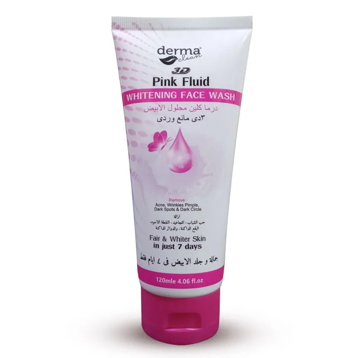 3d Pink Fluid Whitening Face Wash For Remove Acne, Wrinkles Pimple ...