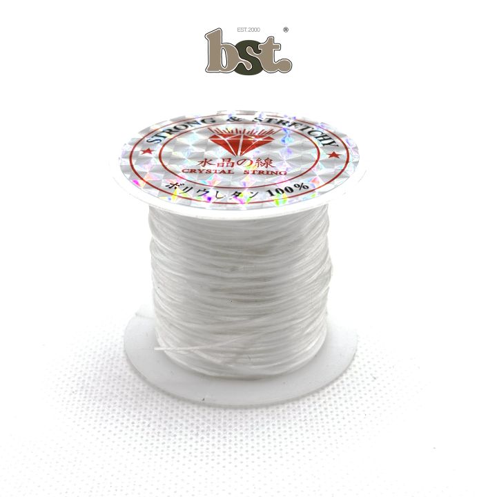 Elastic Thread for Bracelet, 30m Elastic Wire Crystal Tec Jewellery Raw ...