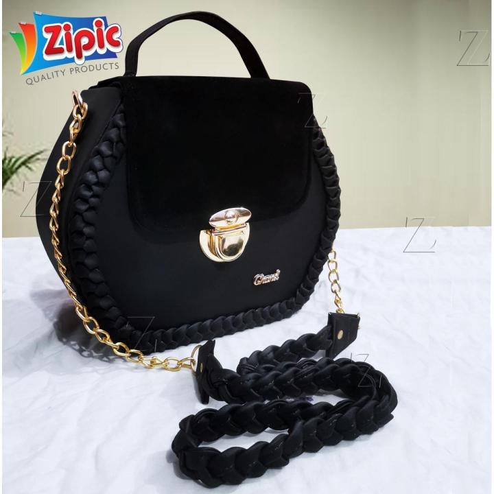 Zipic New trendy very Smart Look Cross Body PU Leather bag , Ladies bag , Luxery bag | Daraz.pk