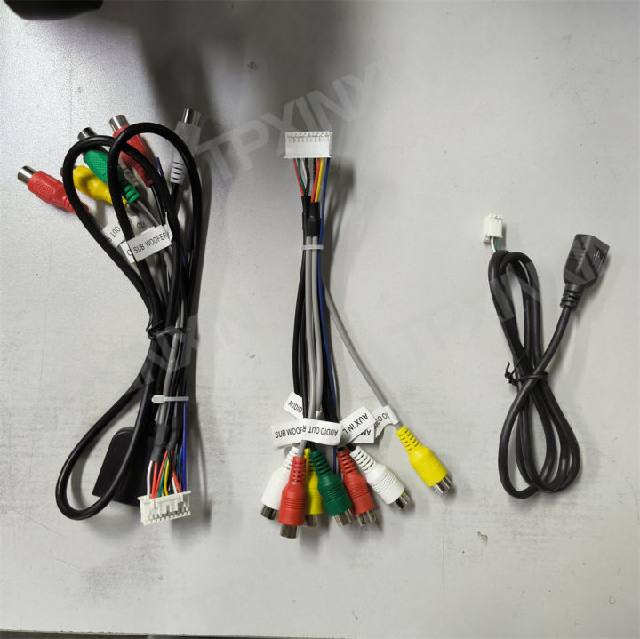 20 Pin Plug Car Radio 4G SIM Card Slot RCA Output AUX Wire Harness ...