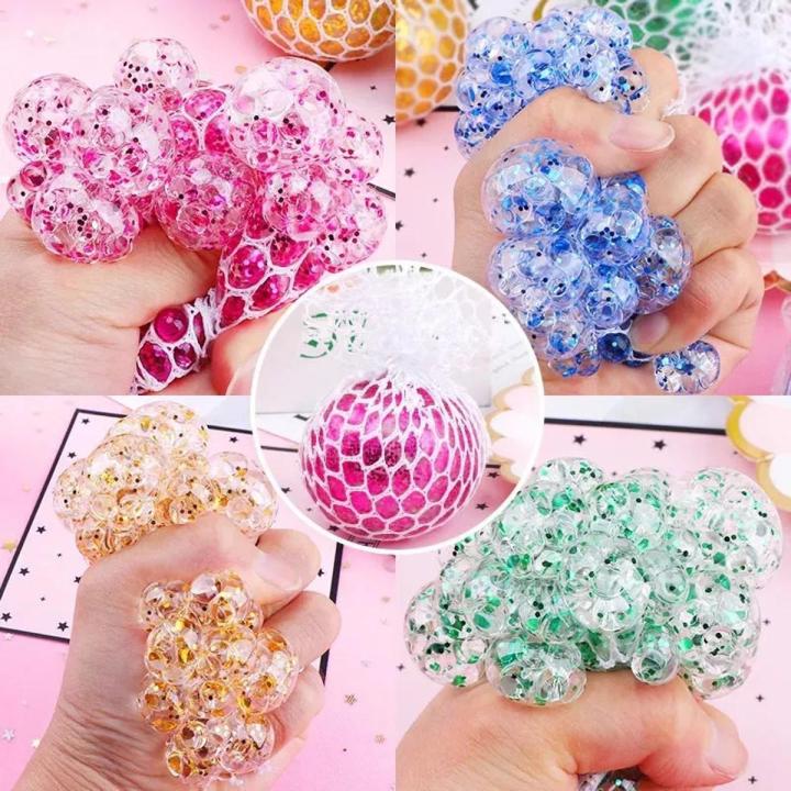 Children Adults Fun Squishy Pressure DNA Stress Ball Squeeze Color ...