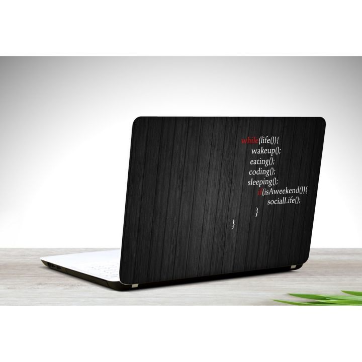 Coding and Programming Quote Laptop Back Skin Vinyl Stickers Decal,12 ...