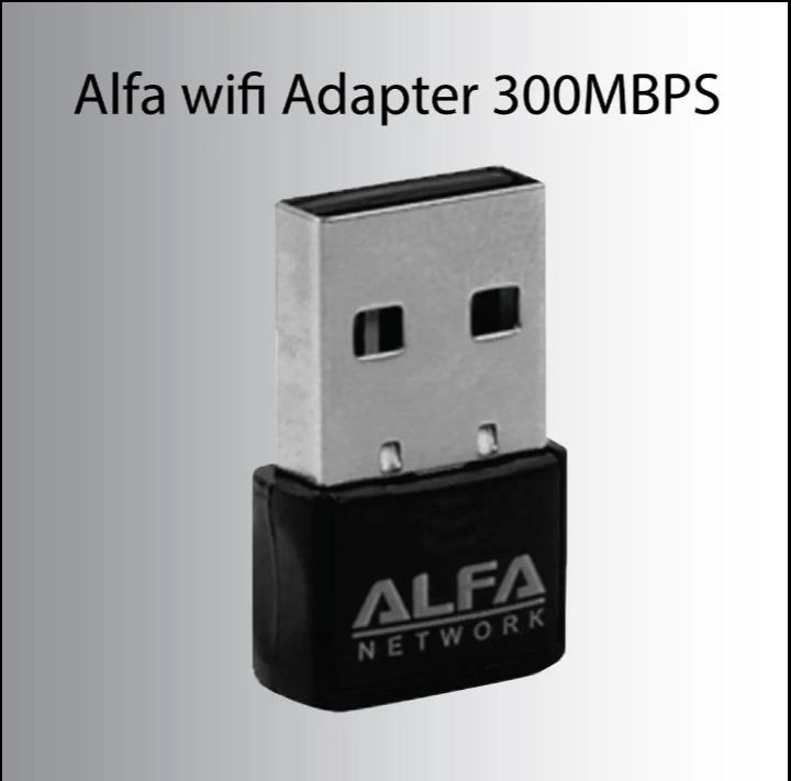 Alfa WiFi Wireless USB Adapter 300Mbps for Laptop/PC – Mini ALFA WiFi ...