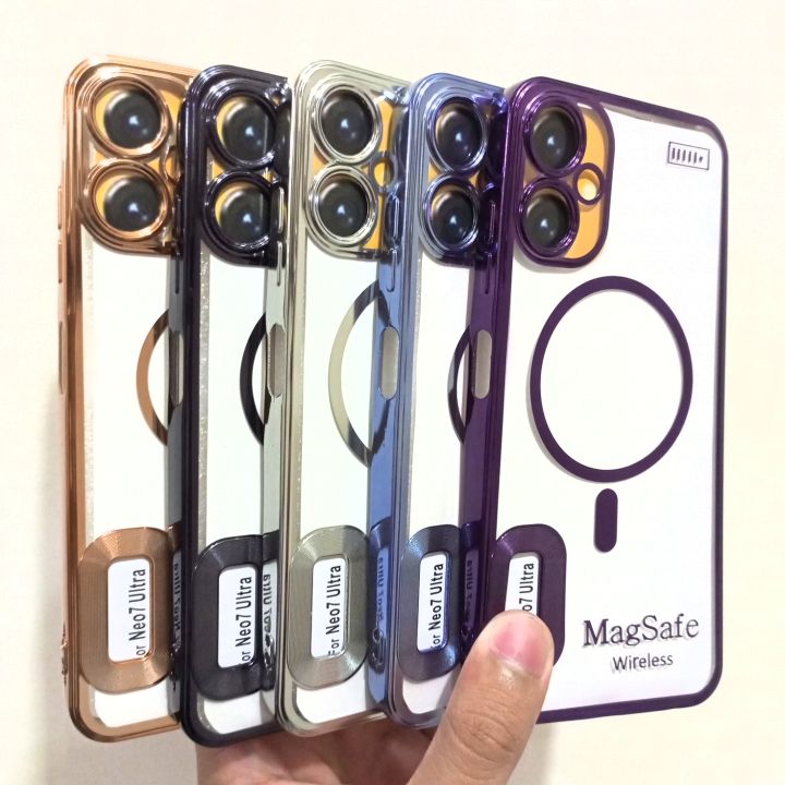 Sparx Neo 7 Ultra / Neo 5 plus / Neo 7 Plus MagSafe Transparent Back ...