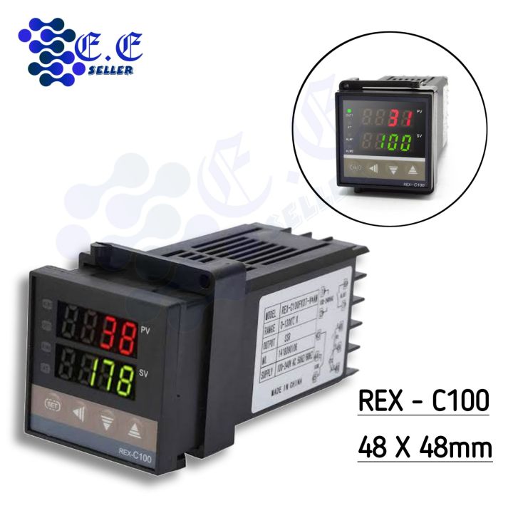 REX C100 / temperature controller k type 48 x 48mm | Daraz.pk