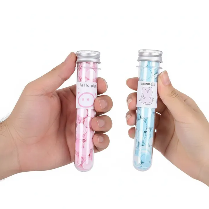 Portable Paper Soap Slices in Test Tube | Mini Foaming Flower Confetti ...