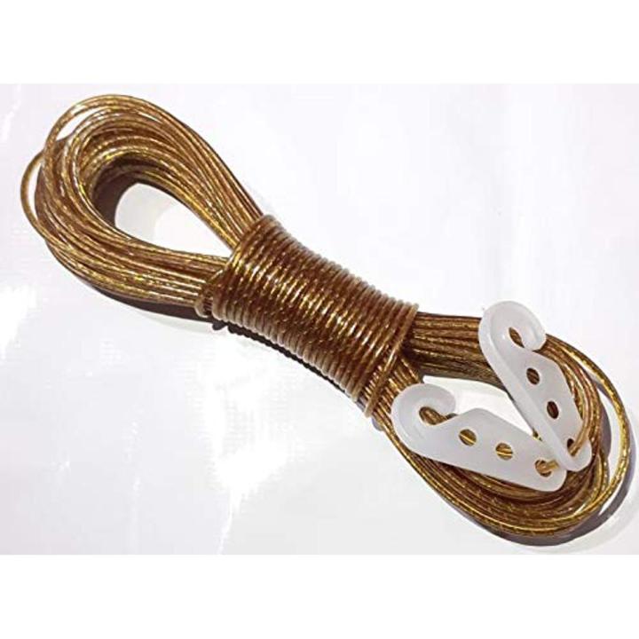 Heavy Duty Wet Cloth Laundry Rope PVC Coated Metal Cloth Drying Wire ...