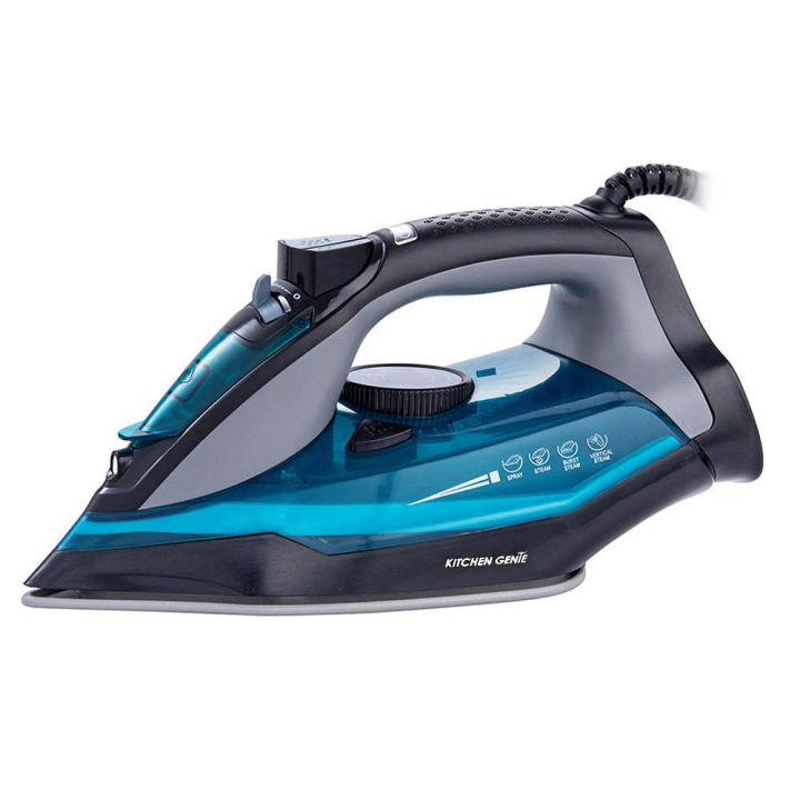 Kitchen Genie Steam Pro Iron 2400W – Vertical Steam, Anti-Drip System ...