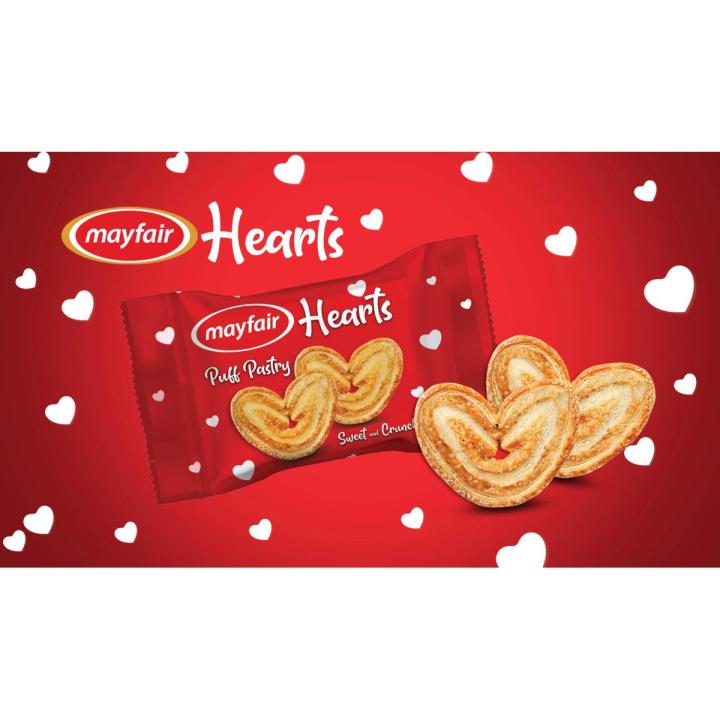 Mayfair Hearts Puff Pastry Sweet and Crunchy | Daraz.pk