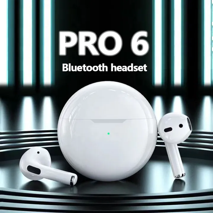 PRO 6 Wireless Bluetooth Headset 5.3 Bluetooth Protocol Earplug Type ...