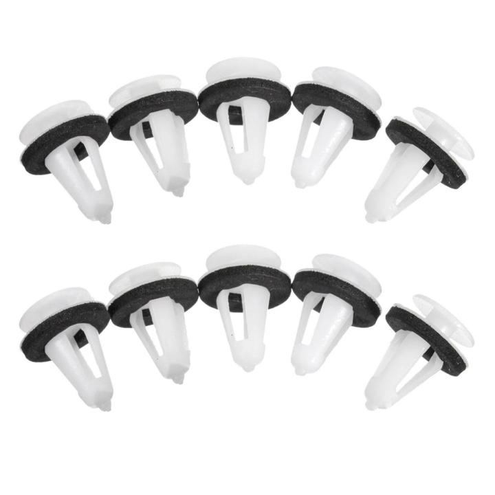 10x Car Body Side Door Trim Card Fastener Retainers Panel Clamp Clips ...