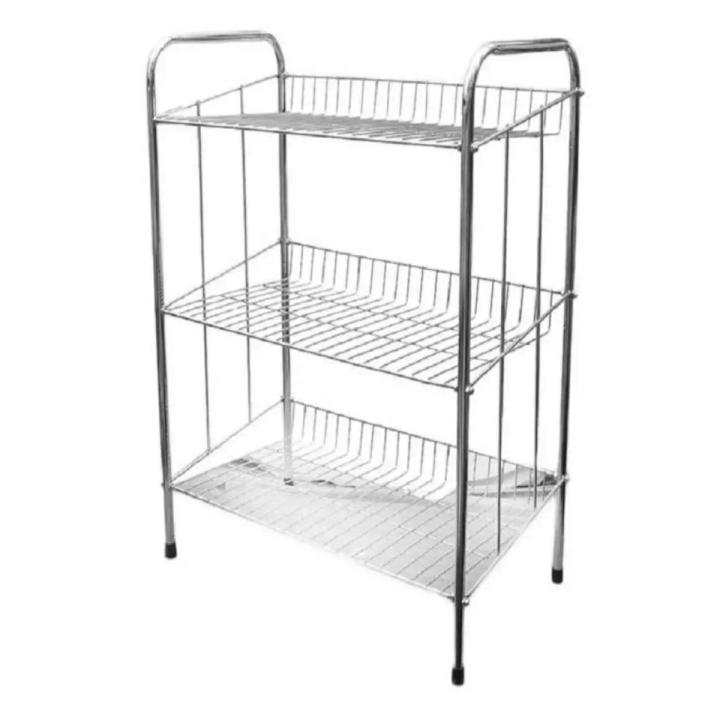 cromed steel shoes rack 3 portion | Daraz.pk