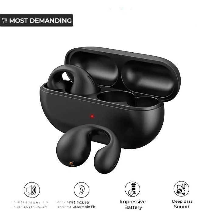 TW01 Sound Earcuffs Pro Max – Upgraded Bluetooth 5.3 Ear Hook Earbuds ...