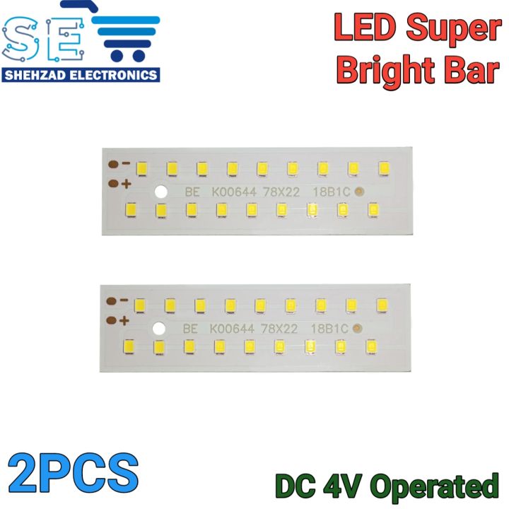 Led Bar Super Bright White Light 4V/12V LED Smd Strip Light | Daraz.pk