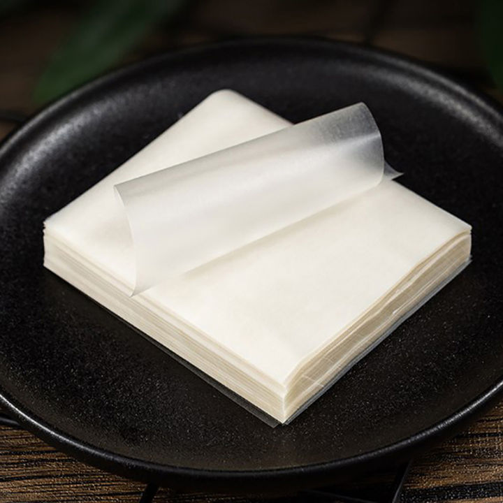 100/500 Sheets Edible Glutinous Rice Paper Practical Candy Sugar Coated ...