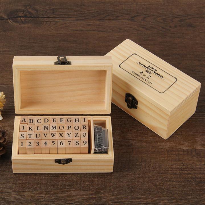 Self Inking Number Seal Kids Gift Diary Decoration Rectangle Letter ...