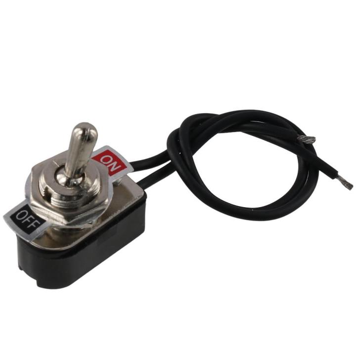 Durable Mini Toggle Switch 2 Pin ON/Off Latching Toggle Rocker Switch ...