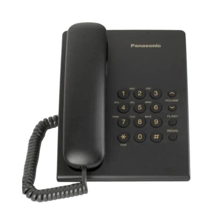 PANASONIC KX-TS500 - Integrated Corded Phone System - Black | Daraz.pk