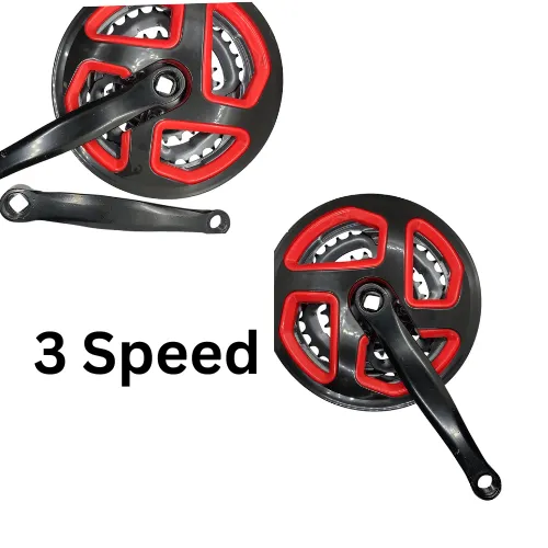 Bike Bits Bazaar - 3-Speed Bicycle Crankset with Front Chain Cover for ...