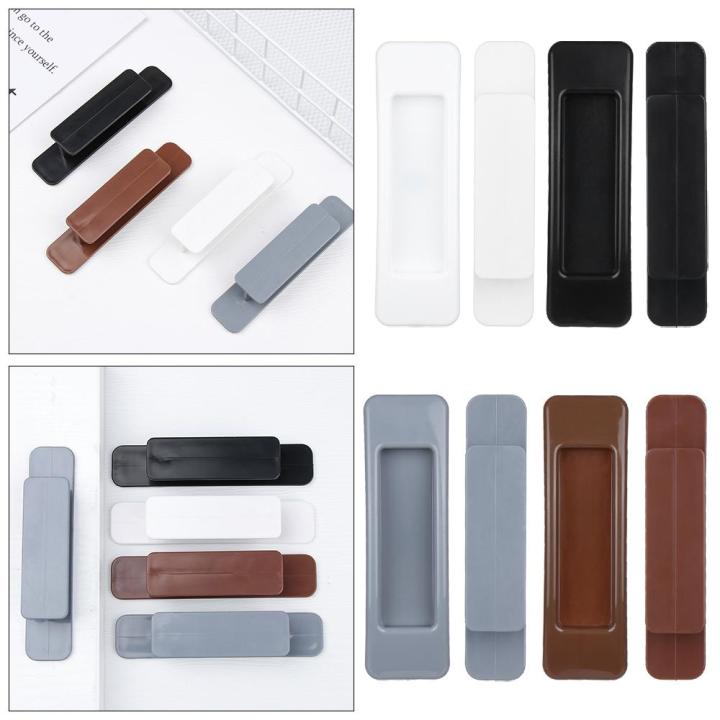 2Pcs Self-adhesive Wardrobe Cabinet Glass Window Grip Door Handle Labor ...
