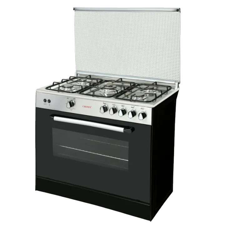Crown 34G Cooking Range – 34-Inch 5 Burner Gas Stove with Built-In Oven ...