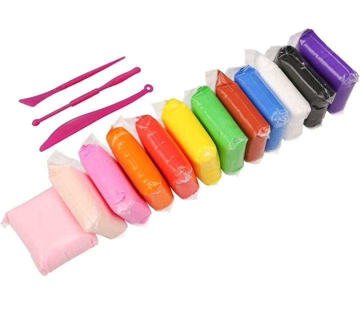 Rainbow Magic Air-Dry Clay Set -- PlayDough Fun Playing Party Mind ...