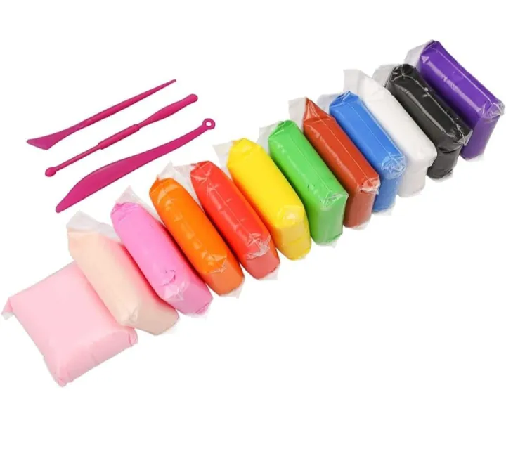 Rainbow Magic Air-Dry Clay Set -- PlayDough Fun Playing Party Mind ...
