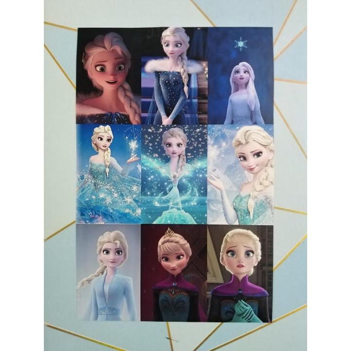 Frozen Elsa Sticker sheet (Uncut sheet) - Sheet size: (10 x 15)cm ...
