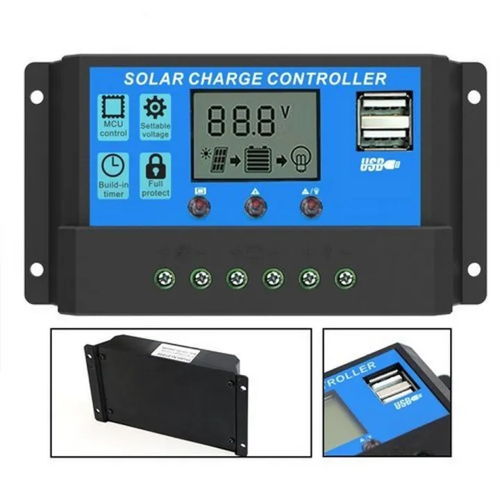 Solar Charge Controller PWM Dc 12v/24v | 10A PWM| | SMZ DIY Store | Daraz.pk
