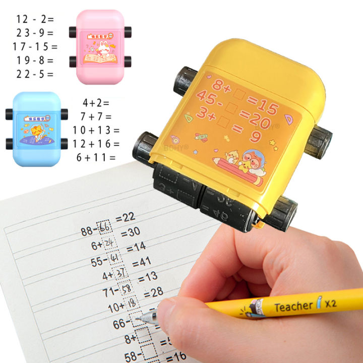 2024 2 in 1 Math Roller Stamp Within 100 Multiplication and Division ...
