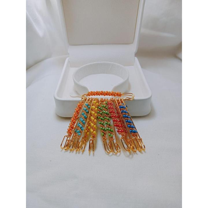 Pack of 5 Stylish New Hijab Pins Scarf Pins Muslim For Women Safety ...