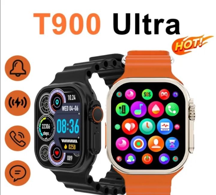 T900 Series 8 T900 Pro Ultra Smart Watch For Men Women 2.09" Full Touch ...