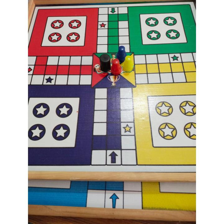 Handmade LUDDO GAME WOODEN EXTRA LARGE BOARD | Daraz.pk
