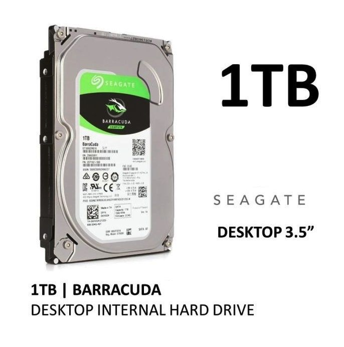 Seagate 1TB Barracuda PC Hard Drive -- 100% Performance | Daraz.pk