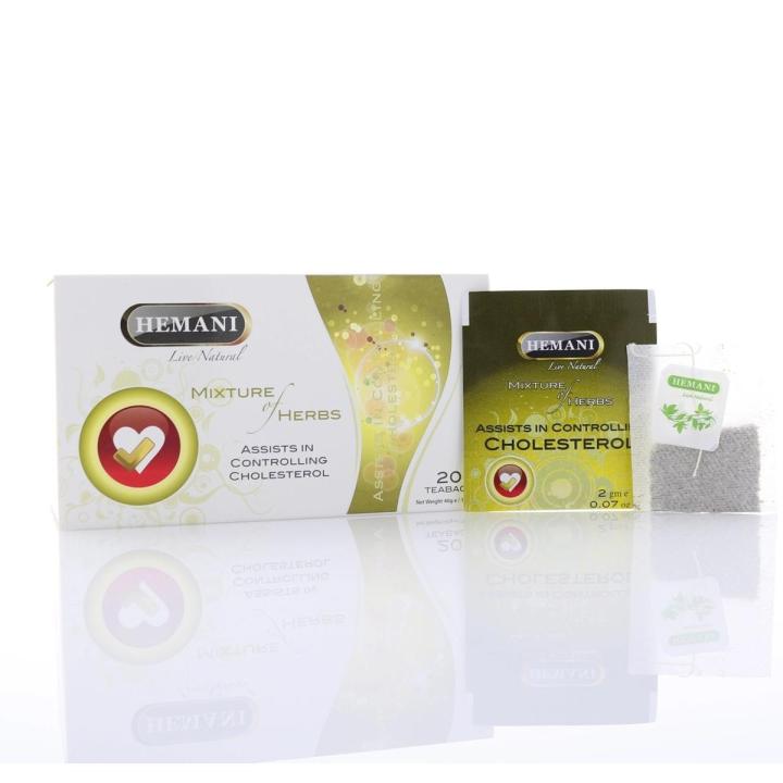 𝗛𝗘𝗠𝗔𝗡𝗜 𝗟𝗜𝗩𝗘 𝗡𝗔𝗧𝗨𝗥𝗔𝗟 - WELLNESS CHOLESTEROL CONTROL TEA | Daraz.pk