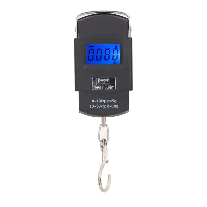 Digital Hand Scale, 4 Weight Units Luggage Scale 50kg Capacity Digital ...
